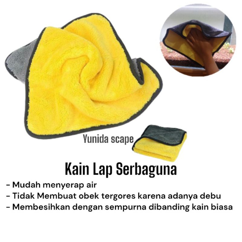 Jual KAIN LAP SERBAGUNA MICROFIBER PEMBERSIH KACA AQUARIUM | Shopee ...