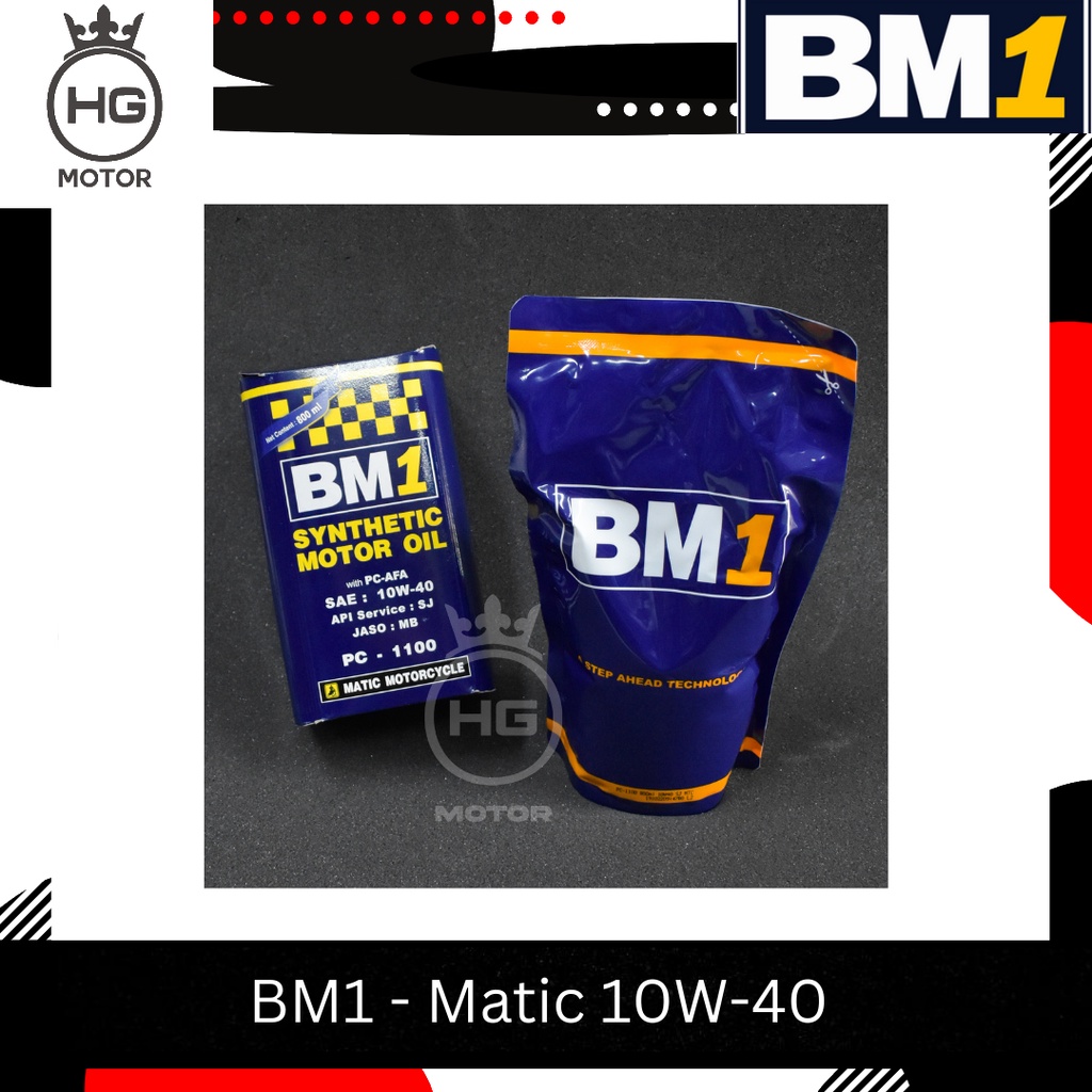 Jual OLI BM 1 10W-40 PC-1100 SYNTHETIC 0.8L - OLI MOTOR BM1 PC1100 ...