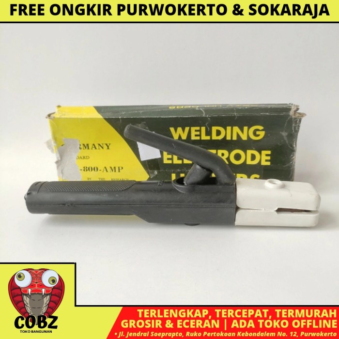 Jual 800 AMP/GERMANY STANG TANG LAS LISTRIK JEPIT WELDING ELECTRODE HOLDERS | Shopee Indonesia
