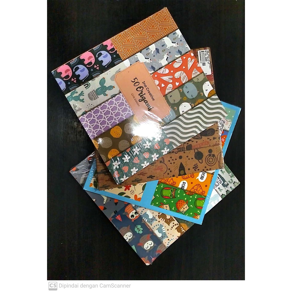 Jual INA CREATIVE ORIGAMI/KERTAS LIPAT MOTIF 15X15/16X16 ISI 50 LEMBAR ...