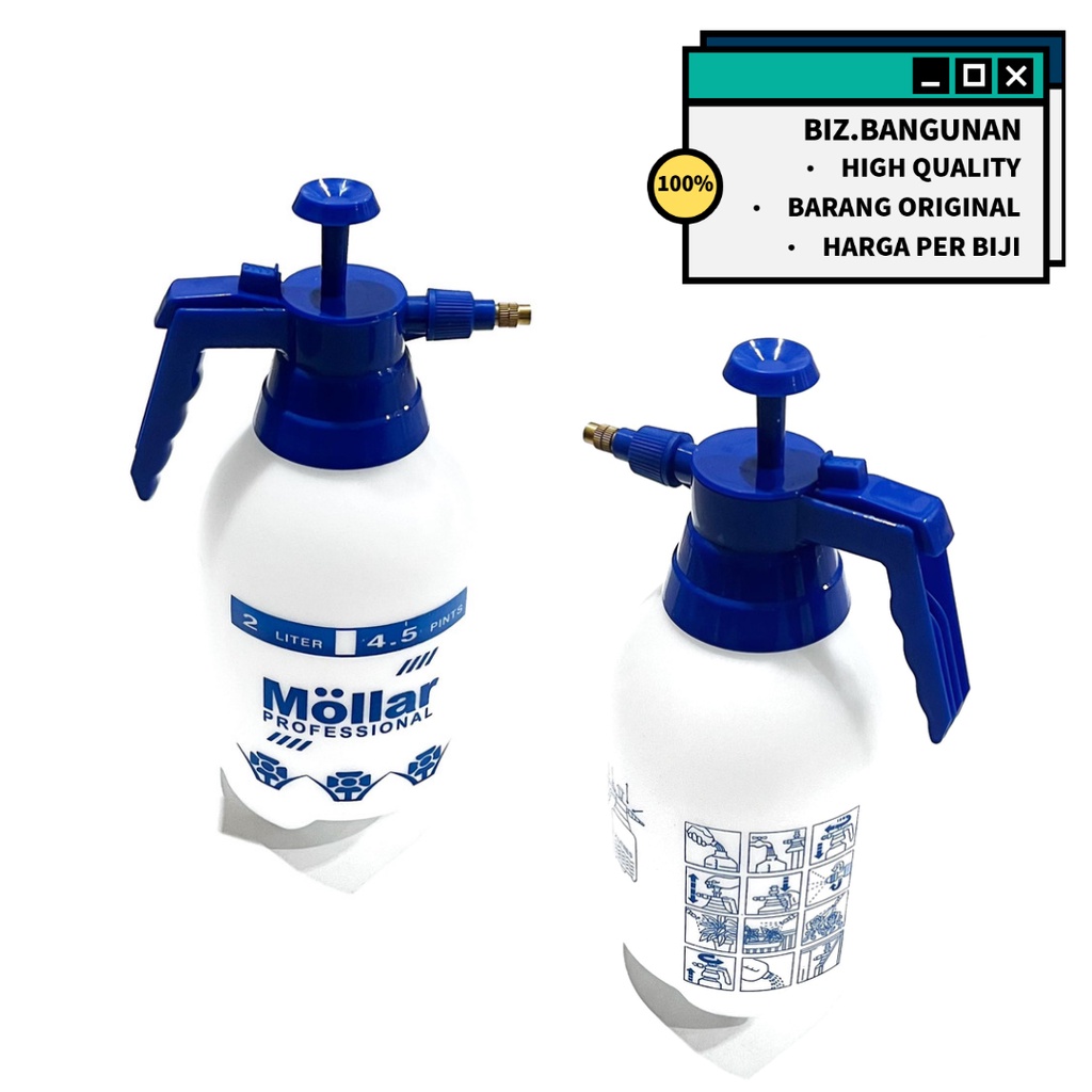 Jual SEMPROTAN BURUNG 2 LITER XENON / MOLLAR - PRESSURE SPRAYER BOTOL ...
