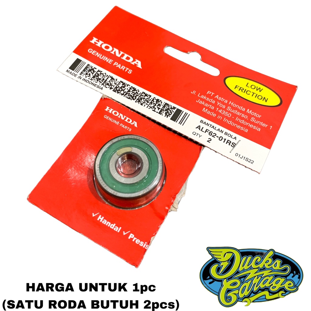 Jual Bearing Laher Roda Depan 6201 Honda Supra X 125 Blade Beat Vario ...