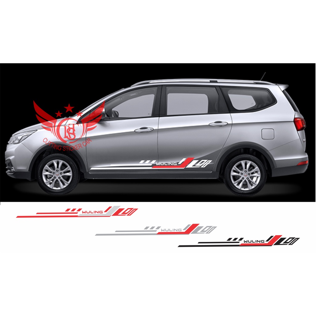 Jual stiker sticker mobil wuling cutting sticker mobil wuling sticker ...