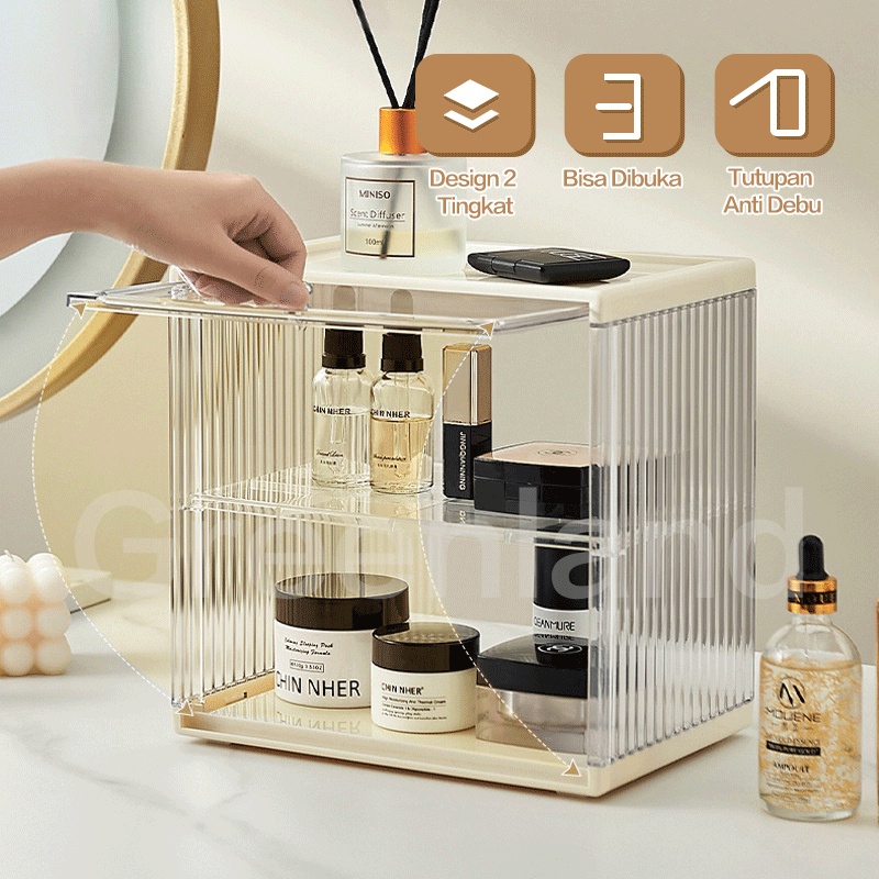 Jual Greenland Box Penyimpanan Rak Parfum Storage Organizer Acrylic Rak ...
