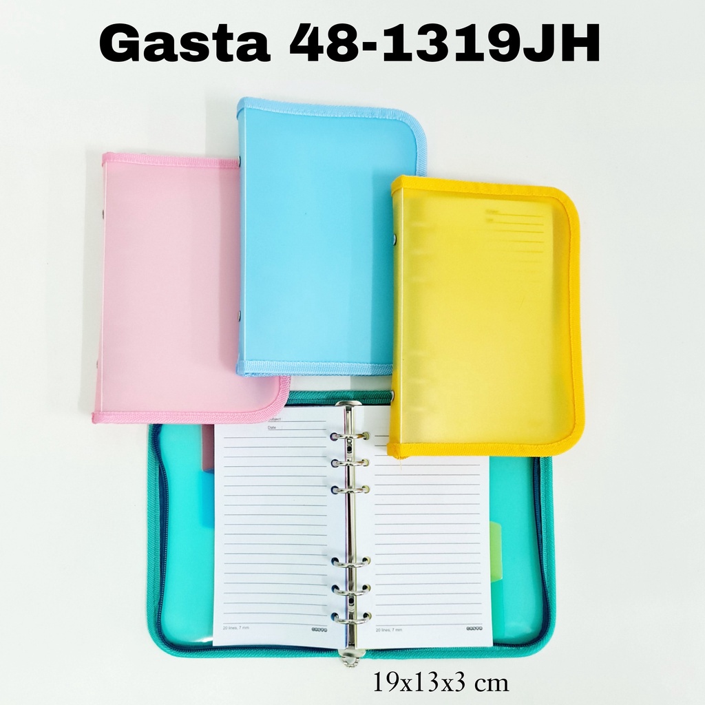 Jual GG Binder Note GASTA 48K-PP Cover Warna Polos Sleting / Map Binder ...