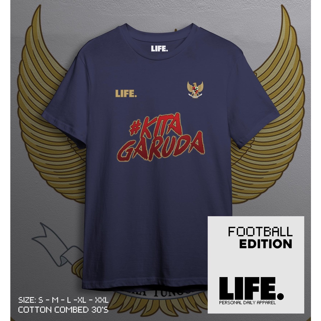 Jual Kaos Timnas Indonesia 2023 Mills Kita Garuda Varsity Terbaru Bahan ...
