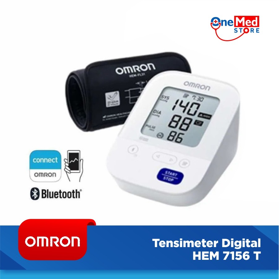 Jual Tensimeter Digital HEM 7156 T Omron Blood Pressure Monitor HEM ...