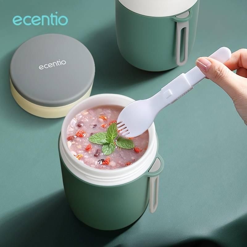 Jual ECENTIO Mangkok Sup Plastic Soup Cup 450mL Green | Shopee Indonesia