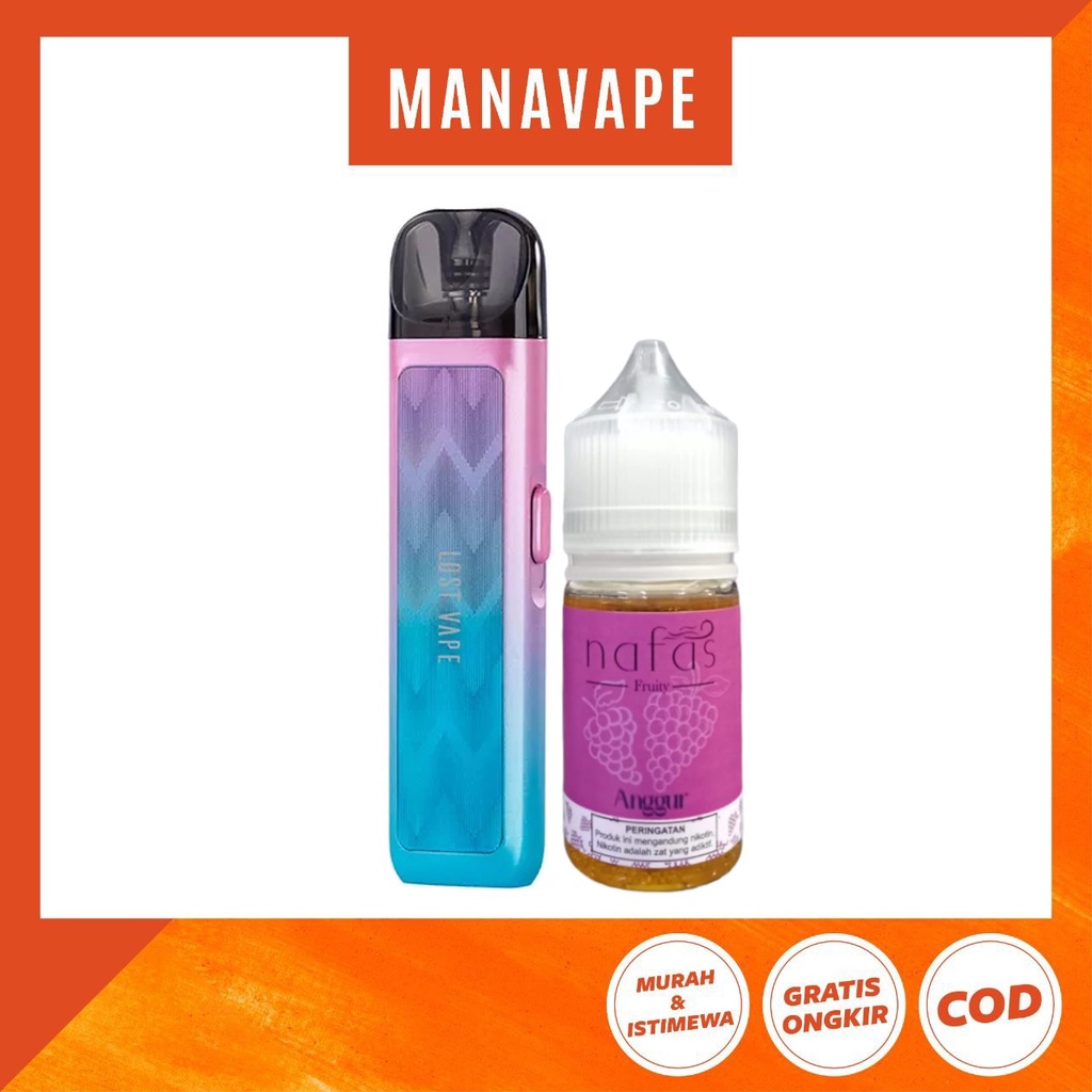 Jual URSA NANO POD AUTHENTIC by LOST VAPE + LIQUID NAFAS PODS FRIENDLY ...