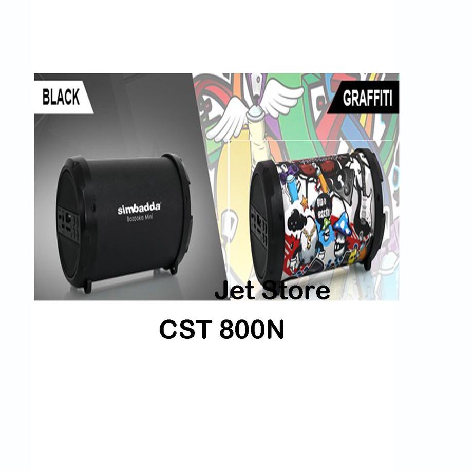 Jual Rekomendasi Simbadda Speaker CST 800N Graffiti - (BLUETOOTH, USB ...