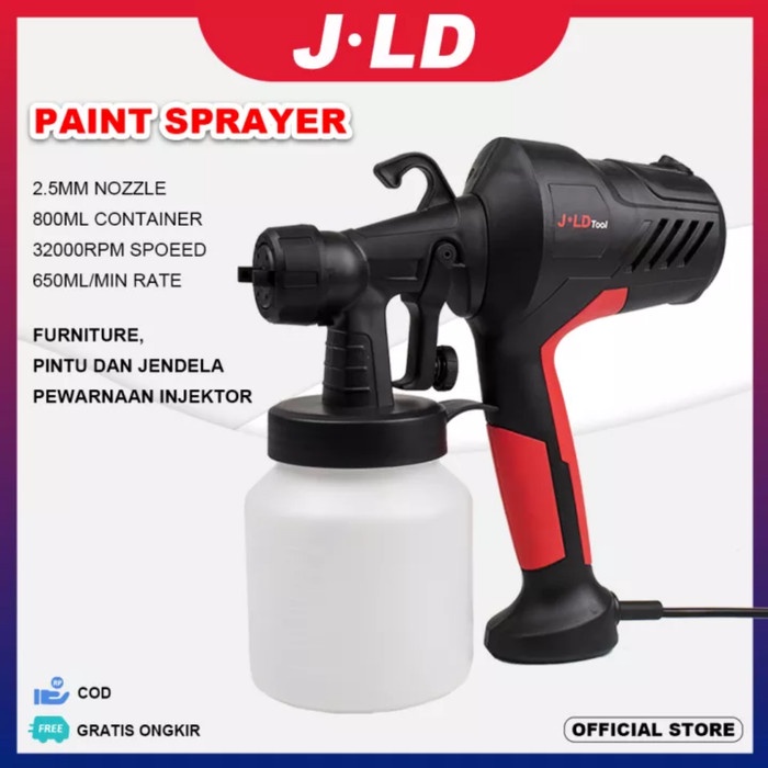Jual Spray Gun Electric JLD Alat Semprot Cat Listrik | Shopee Indonesia
