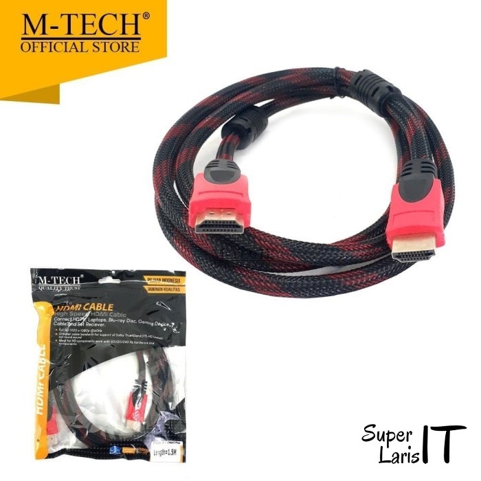 Jual Kabel hdmi Jaring M-Tech 1.5 / 3 / 5 / 10 / 15 / 20 meter | Shopee ...