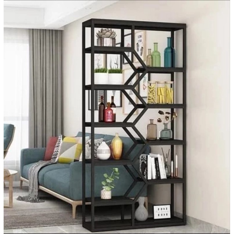 Jual rak partisi pembatas ruangan | Shopee Indonesia
