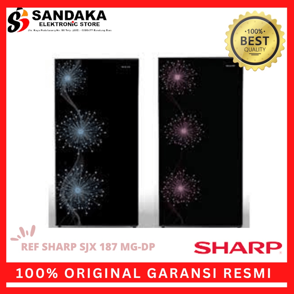Jual KULKAS SHARP SJX 187 MG-DB - SHARP 187 MG DP | Shopee Indonesia