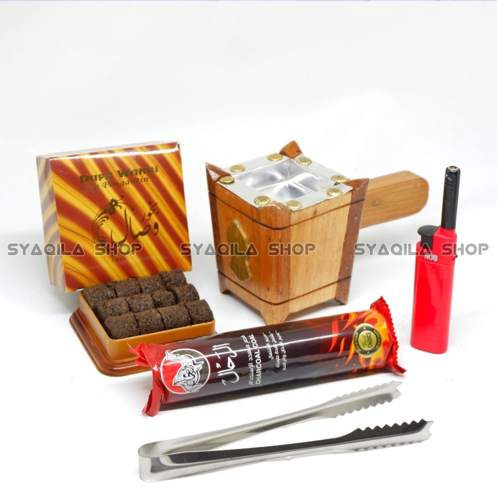 Jual Paket Murah Bukhur Mabkhara Kayu 1 Set 5 Produk Siap Pakai Untuk ...