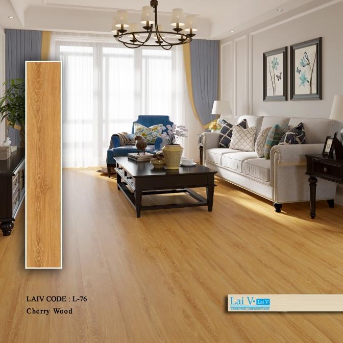 Jual Lantai SPC flooring LAIV vinyl klik 4mm imp = marvel,daeji,forta | Shopee Indonesia