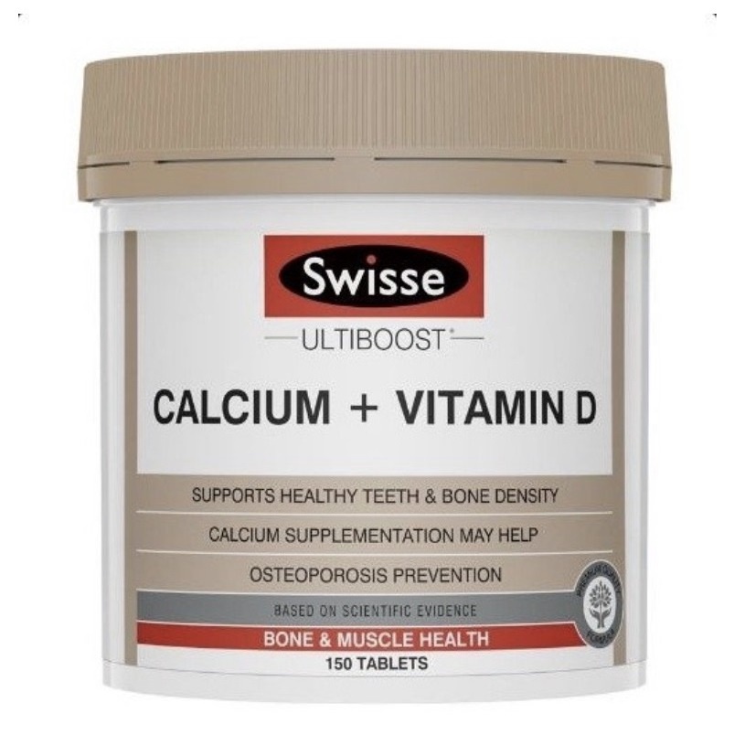 Jual Swisse Calcium + Vitamin D Bone Muscle Health Swise Calsium ...