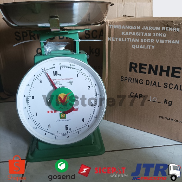 Jual TIMBANGAN DUDUK JARUM RENHE 10 KG | Shopee Indonesia