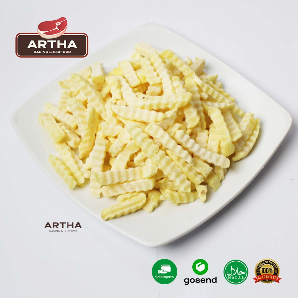 Jual KENTANG GORENG CRINKLE CUT // 1KG | Shopee Indonesia