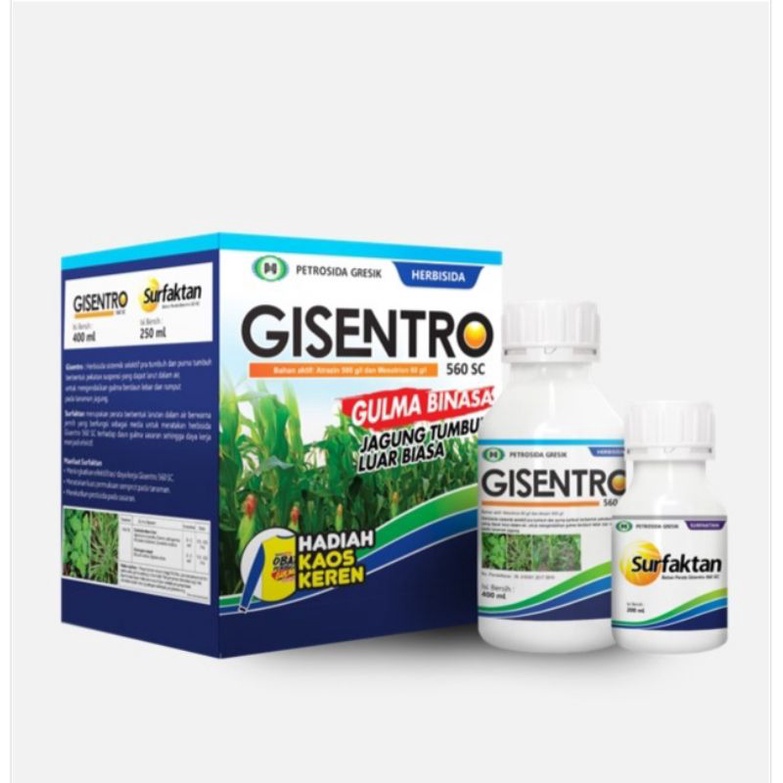 Jual Herbisida gisentro 560 sc 500ml obat rumput selektif pada tanaman ...