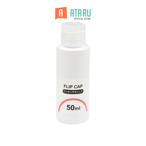 Jual Ataru Botol Cairan Dengan Tutup Flip 50 Ml - Putih Travel Bottle ...