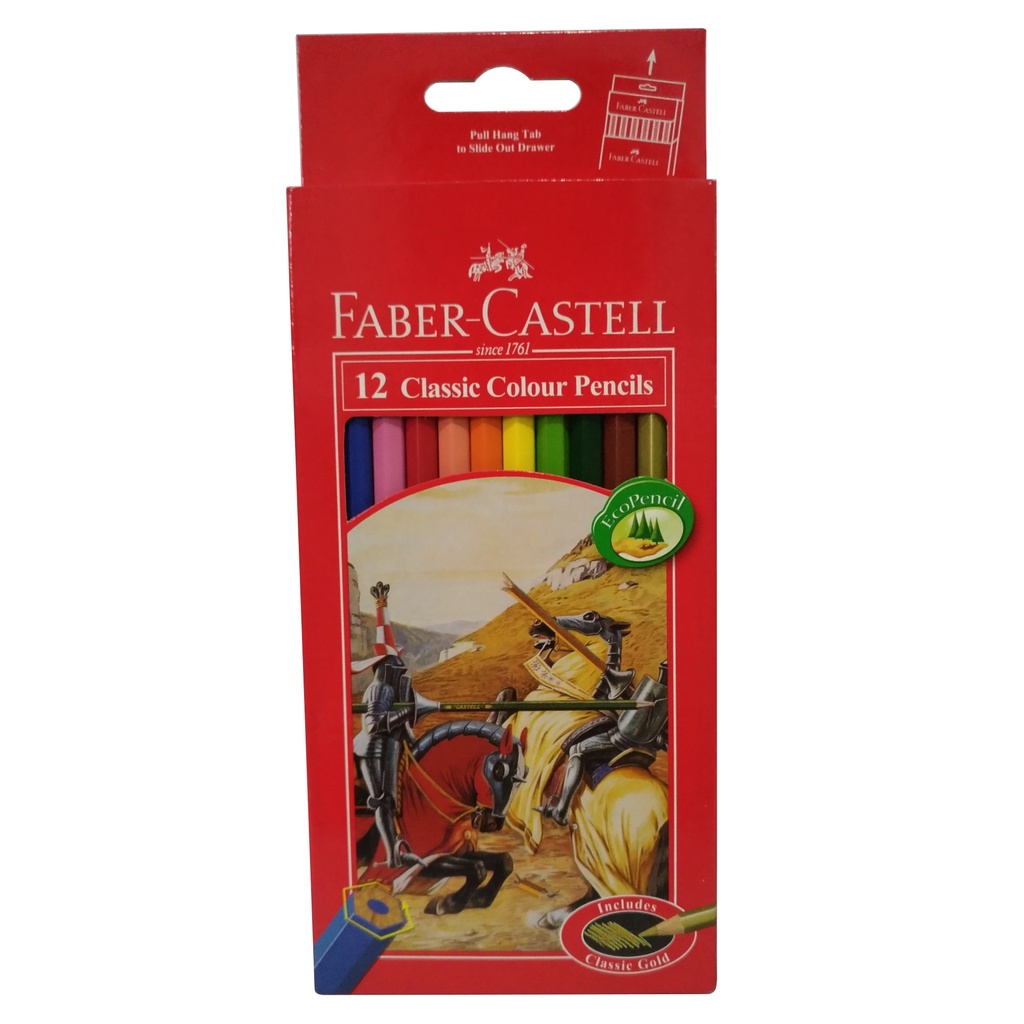 Jual Faber Castell Classic Colour Pencils - 12 Warna | Shopee Indonesia