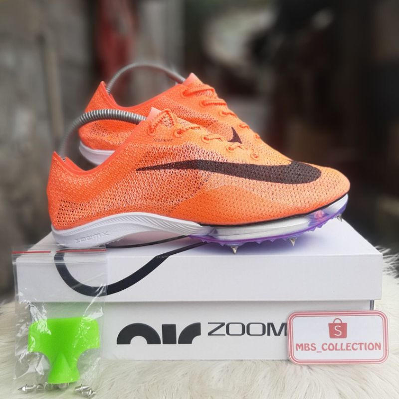 Jual PROMO 2 : 2 #SEPATU LARI SPIKES AIR ZOOM VICTORY BRIGHT MANGO ...