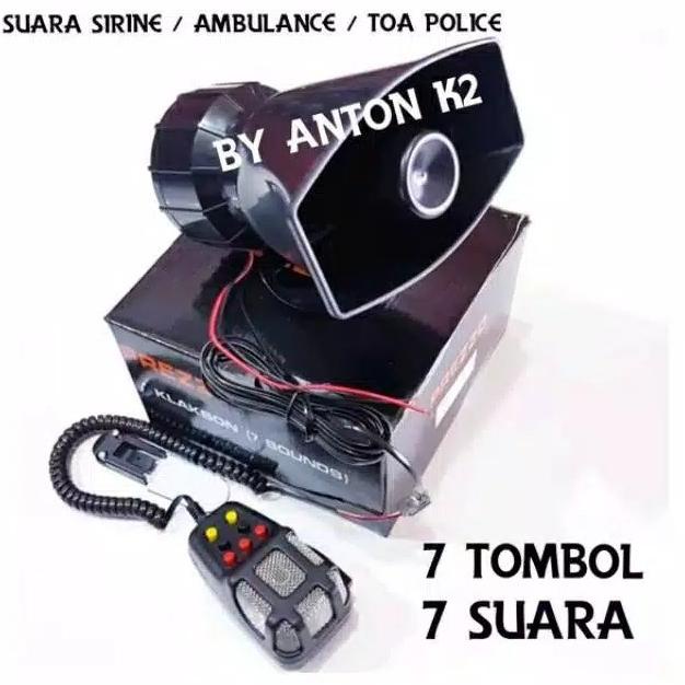 Jual KLAKSON SIRINE TOA 7 SUARA + MIX/HORN MOTOR-MOBIL PATWAL-AMBULANCE ...