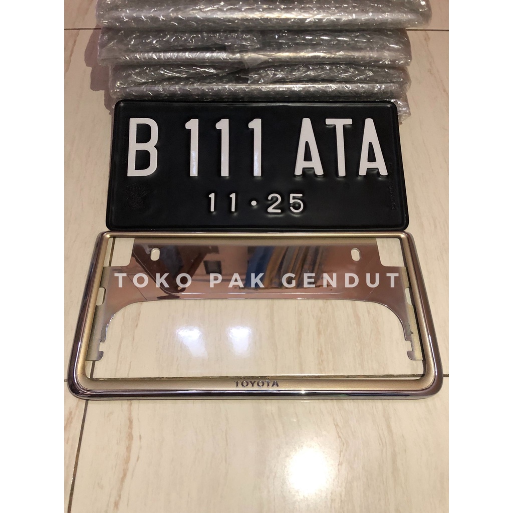 Jual Frame Plat Nomor JDM Toyota/Bingkai Plat Nomor Toyota | Shopee ...