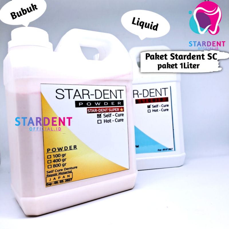 Jual Paket STARDENT SUPER Bubuk 800gr LIQUID 1Liter SC Otomatis ...