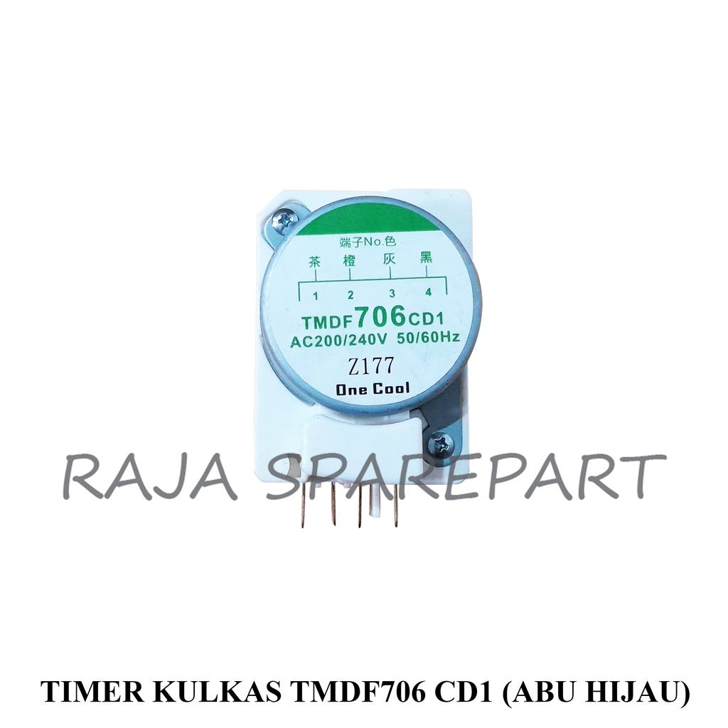 Jual TT3A TIMER DEFROST/TIMER KULKAS TMDF706 CD1 (ABU HIJAU) | Shopee ...