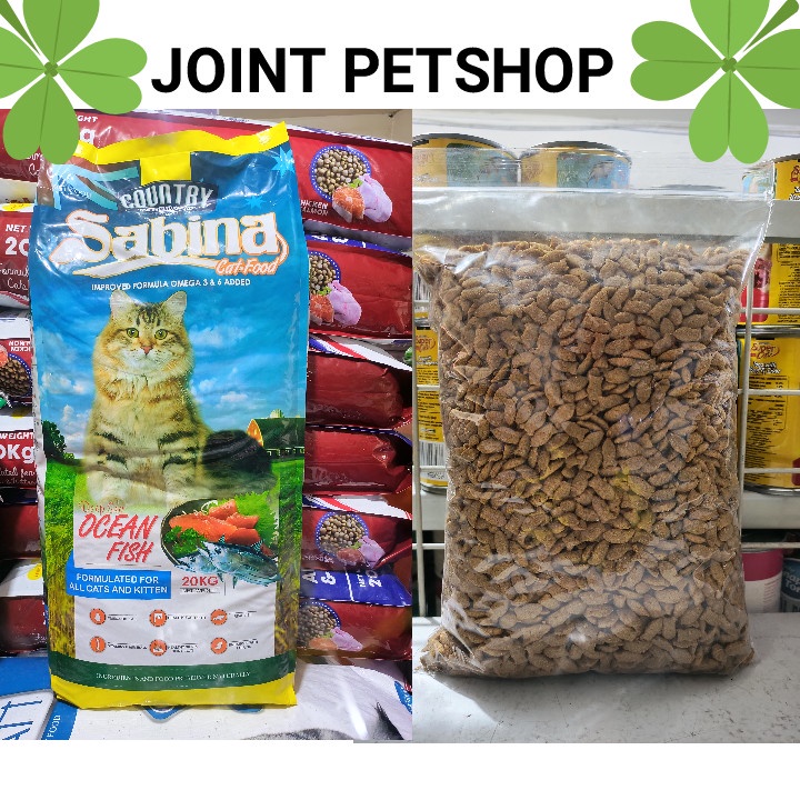 Jual Makanan Kucing Country Sabina Kemasan 1KG / Cat Food Sabrina ...