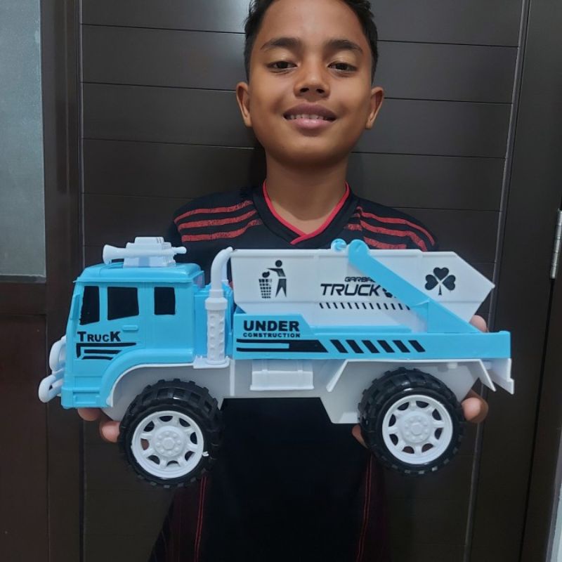 Jual mainan truk angkut sampah tarik mobil mobilan anak laki cowok ...