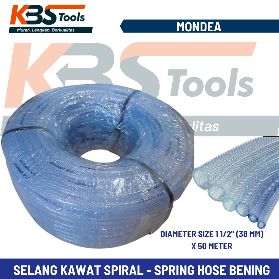 Jual Selang Kawat Spiral 2 1/2" Inch Transparant - Spring Hose x 50 ...