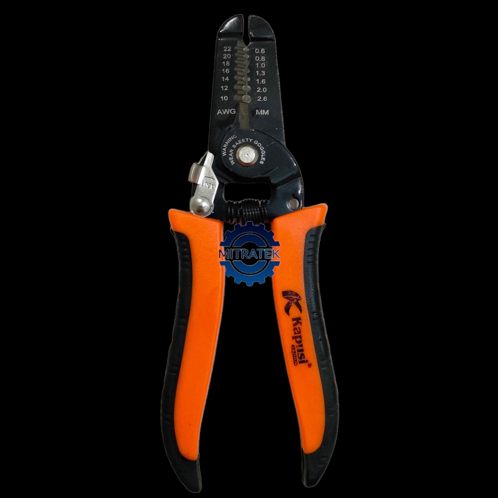 Jual Tang Kupas Kabel 7 inch 3in1 Tang Potong Wire Stripper 7" Kapusi Japan | Shopee Indonesia