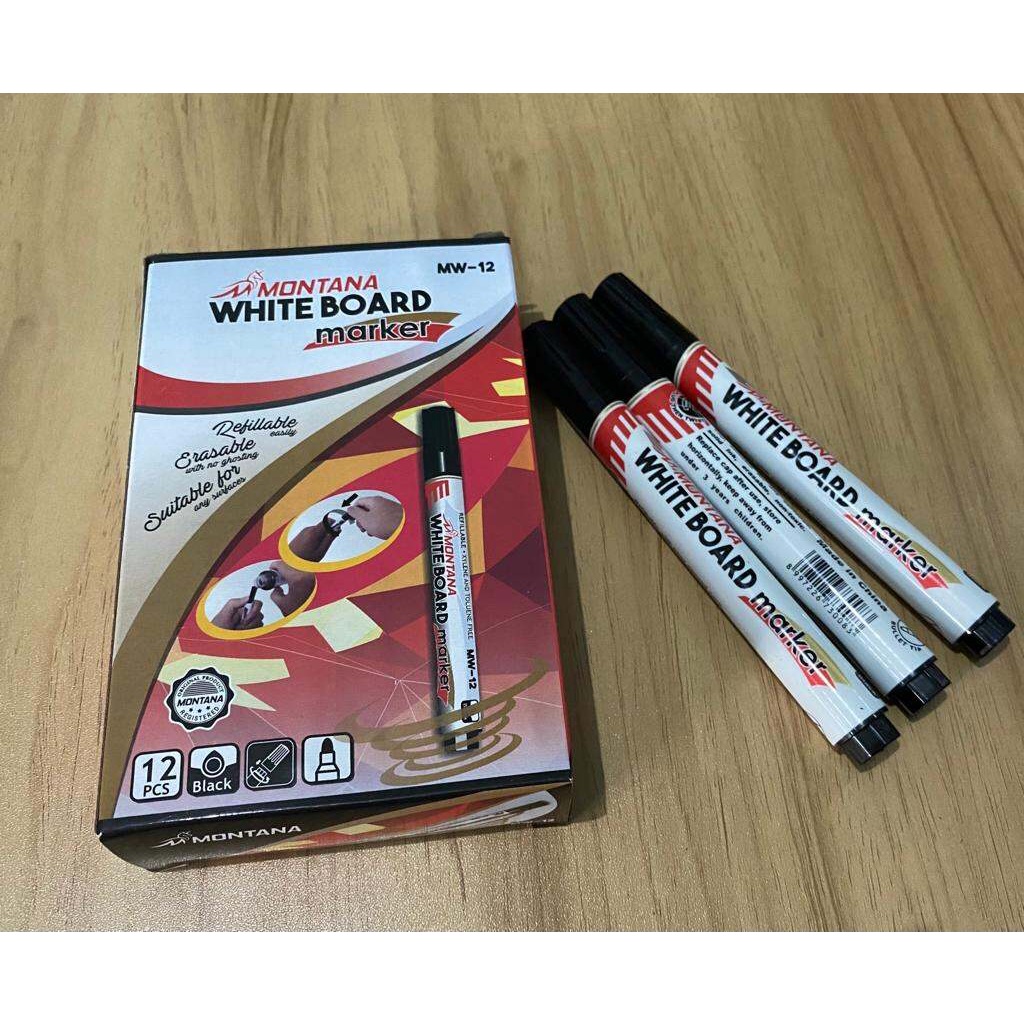 Jual Spidol Whiteboard / Permanent (1pcs)Montana/Vanco/Vtro | Shopee ...