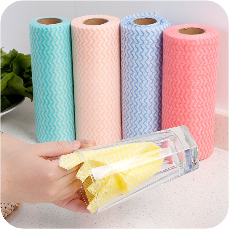 Jual Kain Lap Gulung Non Woven Tissue Kain Roll Pembersih Serbaguna ...