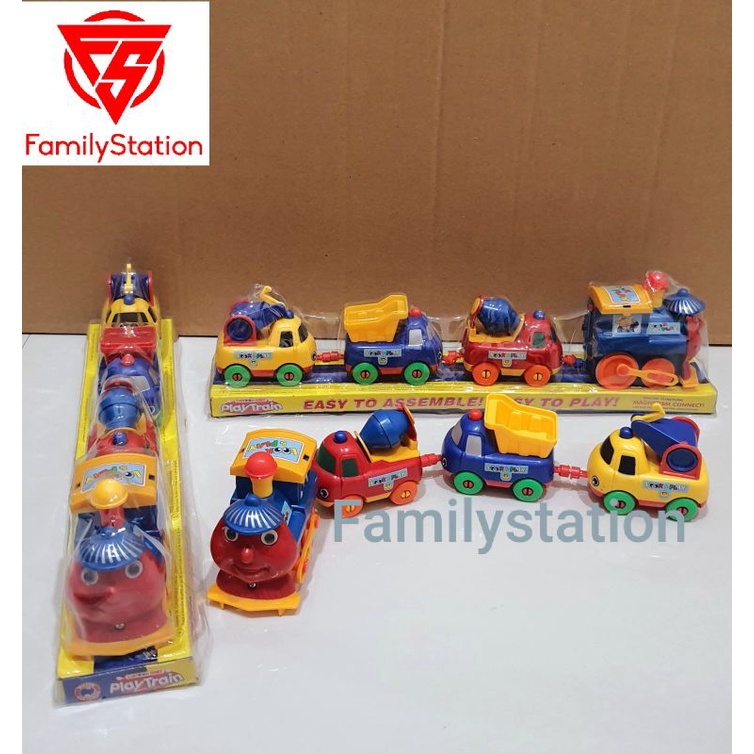 Jual Mainan Anak kereta api set PLAYTRAiN CARTOON SERIES MAGNET ...