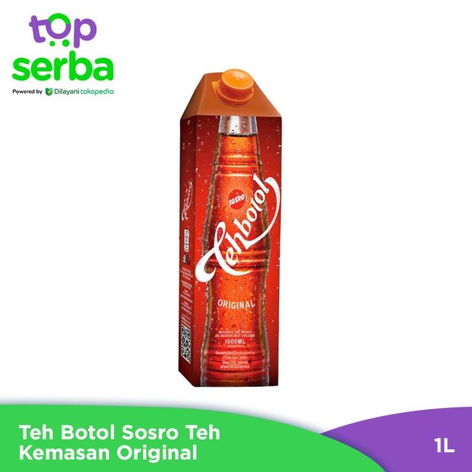 Jual Teh Botol Sosro Teh Kemasan Original 1 liter | Shopee Indonesia