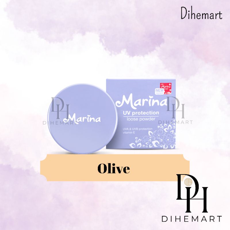Jual Marina UV Protection Loose Powder Natural | Ivory | Olive 25g ...