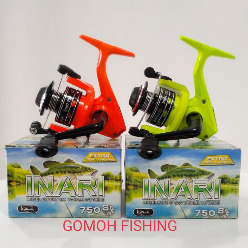 Jual Reel Katana INARI 750 (extra handle & spool) | Shopee Indonesia
