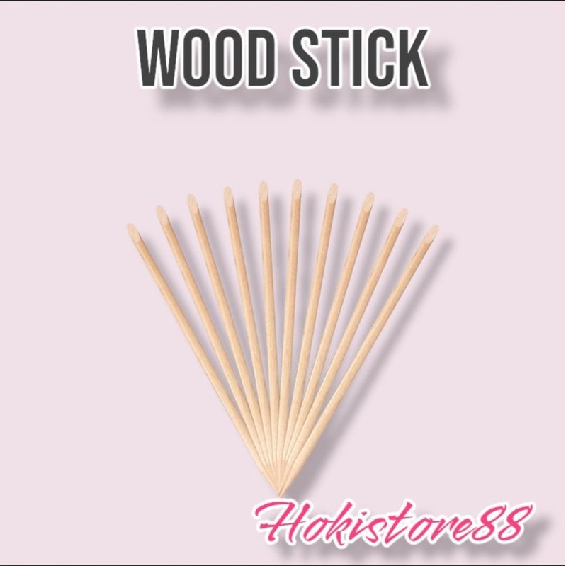 Jual WOOD STICK ISIAN 5PCS/PUSHER KAYU/ STICK KAYU | Shopee Indonesia