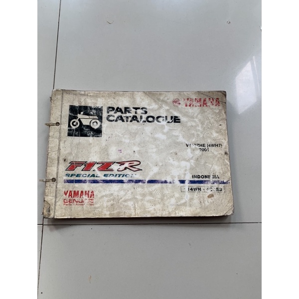 Jual Buku Part catalog katalog F1ZR FIZR Caltex original | Shopee Indonesia