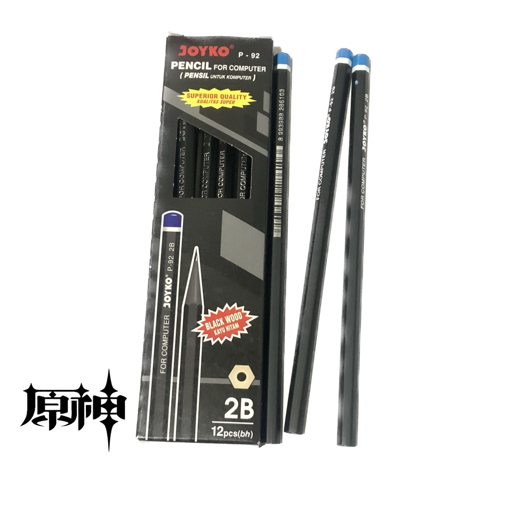Jual Pensil Hitam 2B merk joyko tipe P92 | Shopee Indonesia