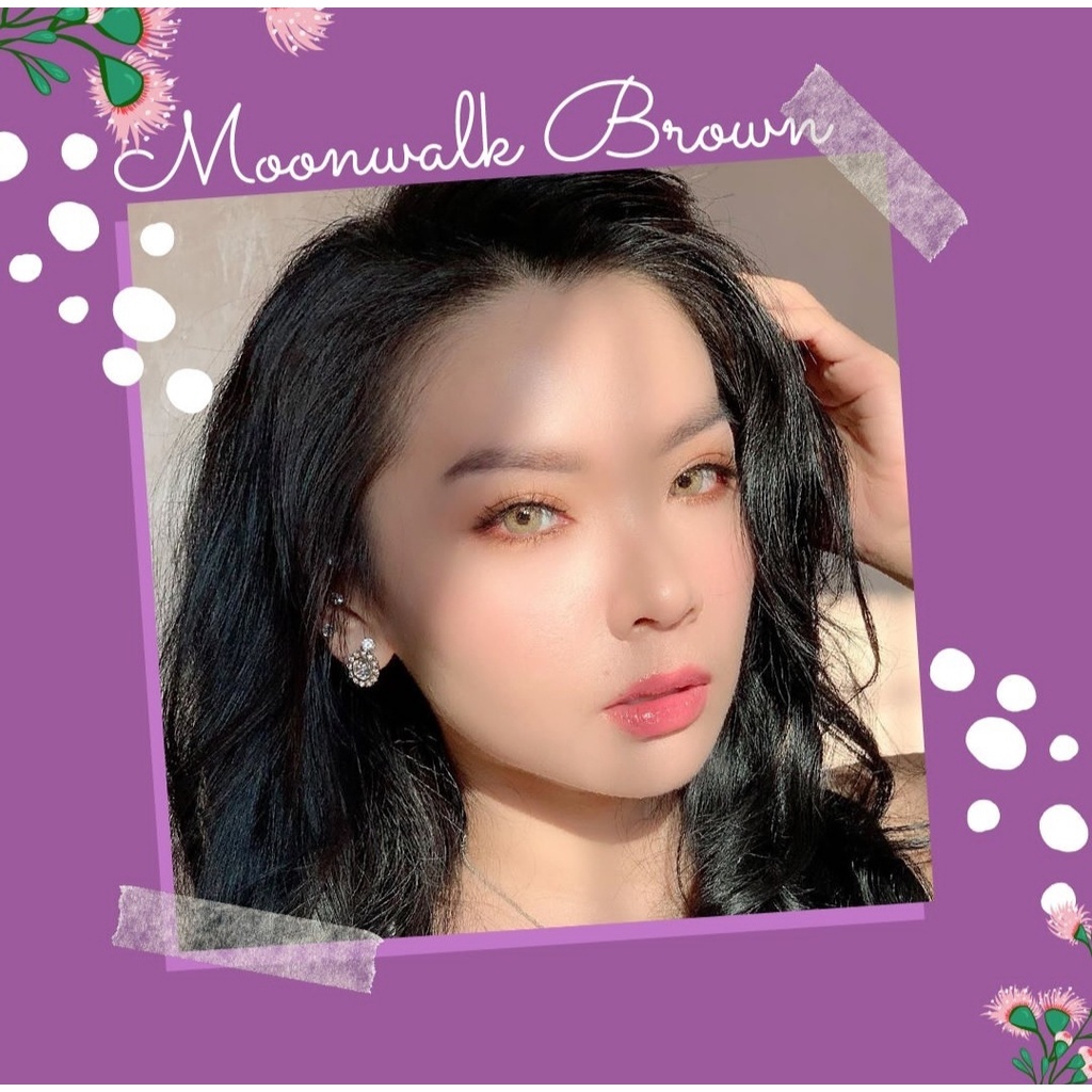 Jual [ NORMAL ] SOFTLENS DREAMCOLOR MOONWALK BROWN | Shopee Indonesia