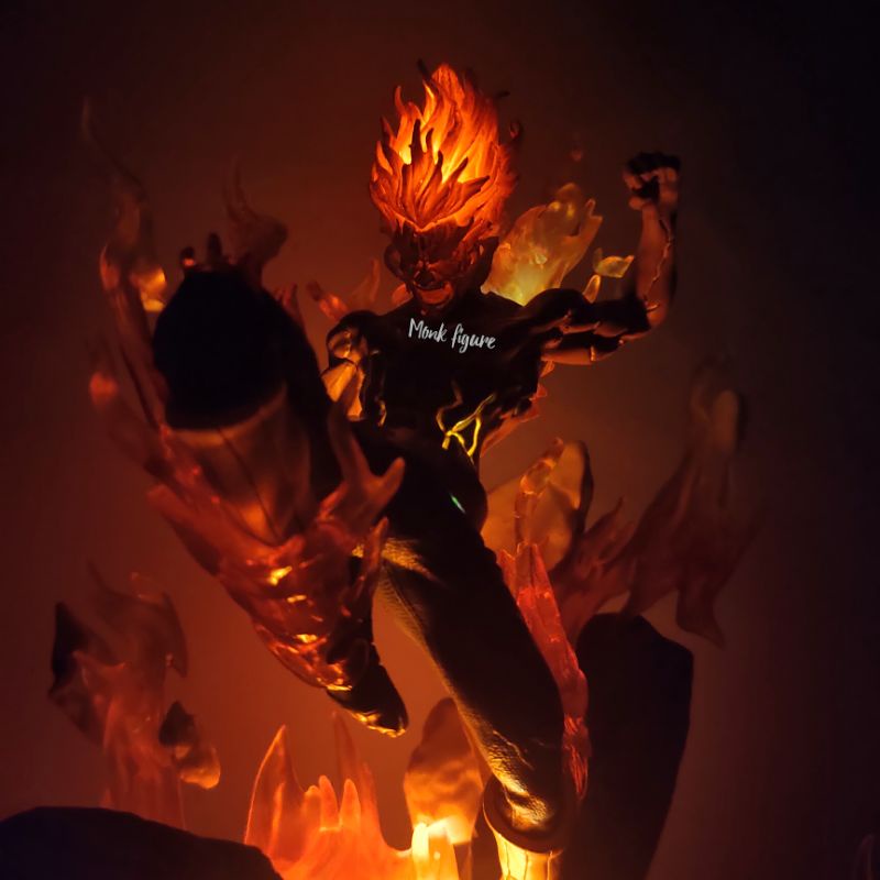 Jual Statue Naruto Might Guy Eight Gate With Elektrik Led | Shopee ...