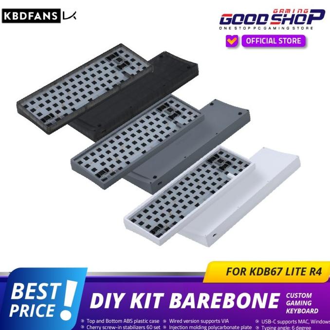 Jual KBDFANS KBD67 Lite R4 - Mechanical Keyboard DIY Kit | Shopee Indonesia