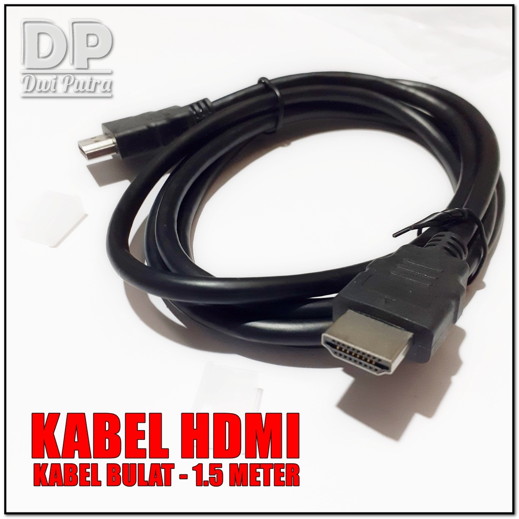 Jual KABEL HDMI 1,5M BAGUS // KABEL BULAT VARIASI 1.5M // STB SET TOP ...