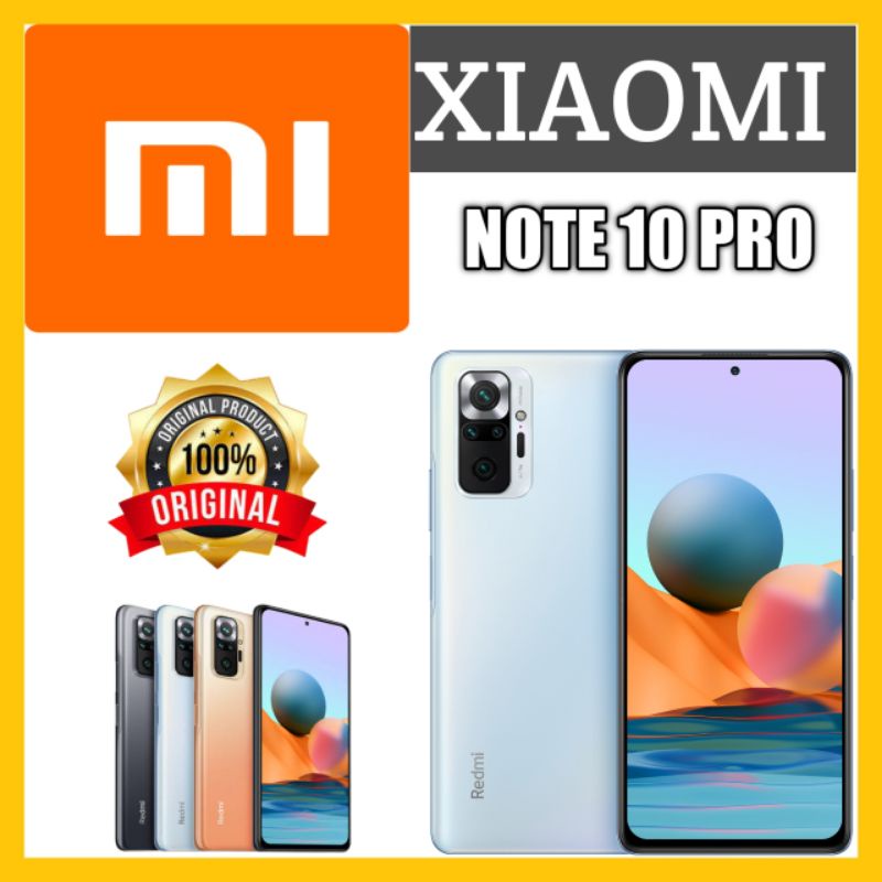 Jual TERBARU!! XIAOMI REDMI NOTE 10 PRO RAM 6/128&8/128 GARANSI RESMI ...