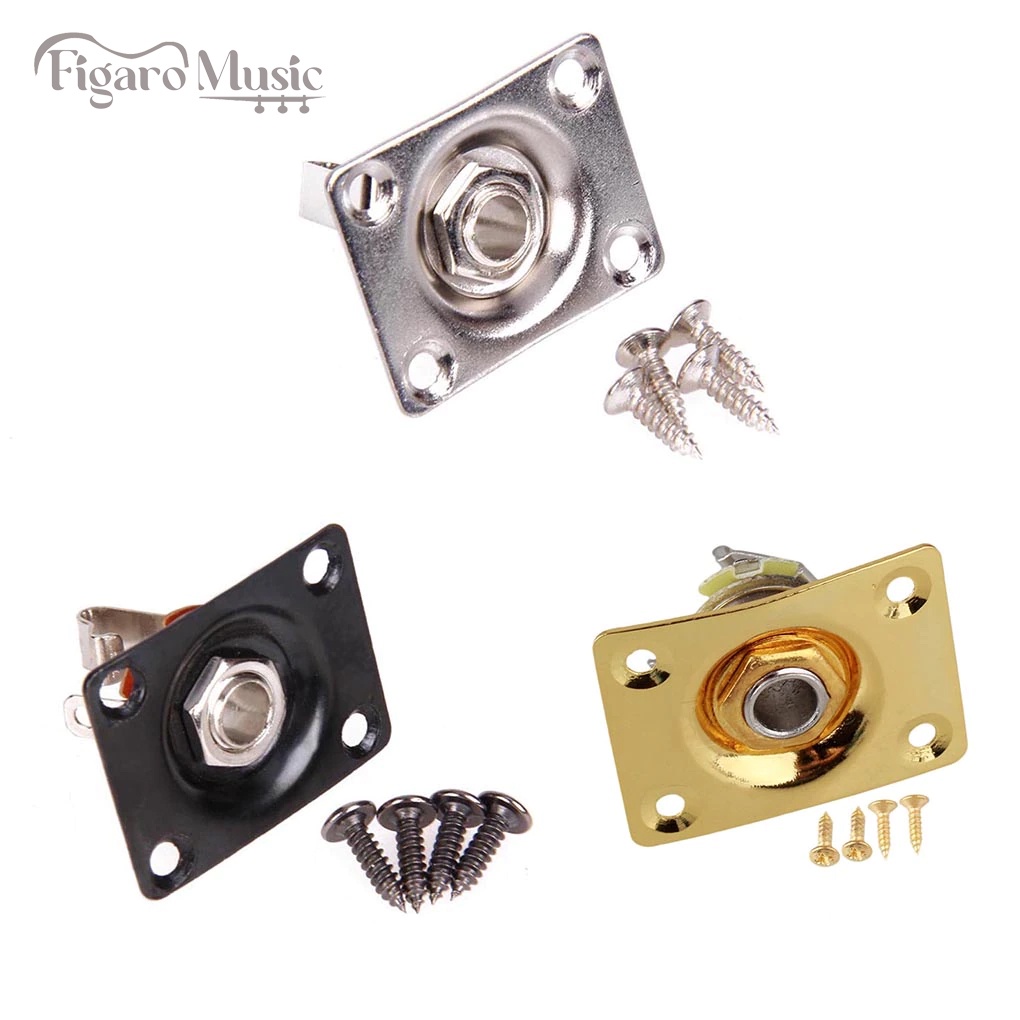 Jual Plat Jack Gitar + Socket Output Bentuk Persegi Panjang | Shopee ...